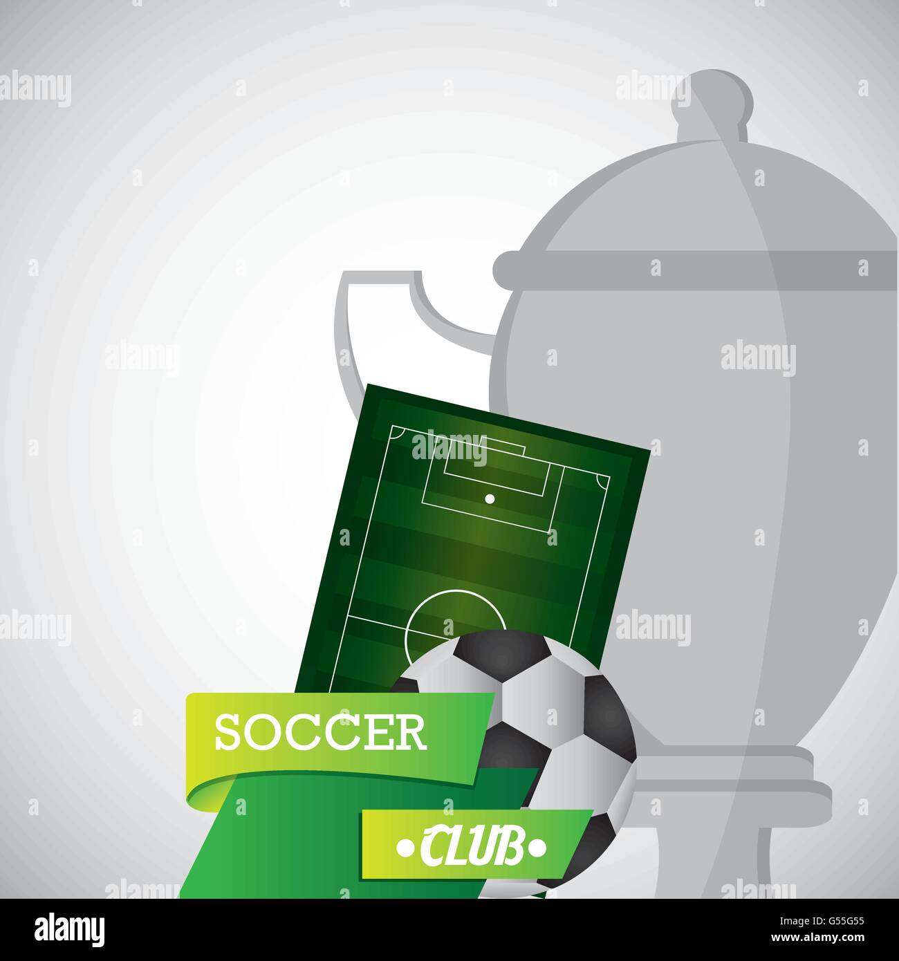 Soccer design. Football icon. Colorfull illustration, vector gra Stock ...