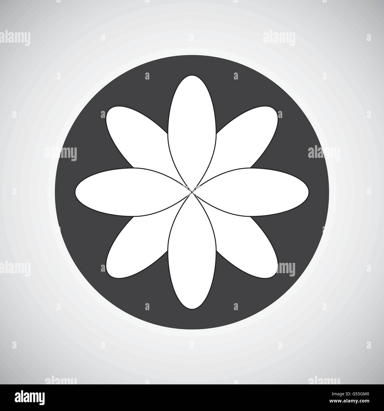 Flower vector. Garden icon. Colorfull illustration, floral design Stock ...