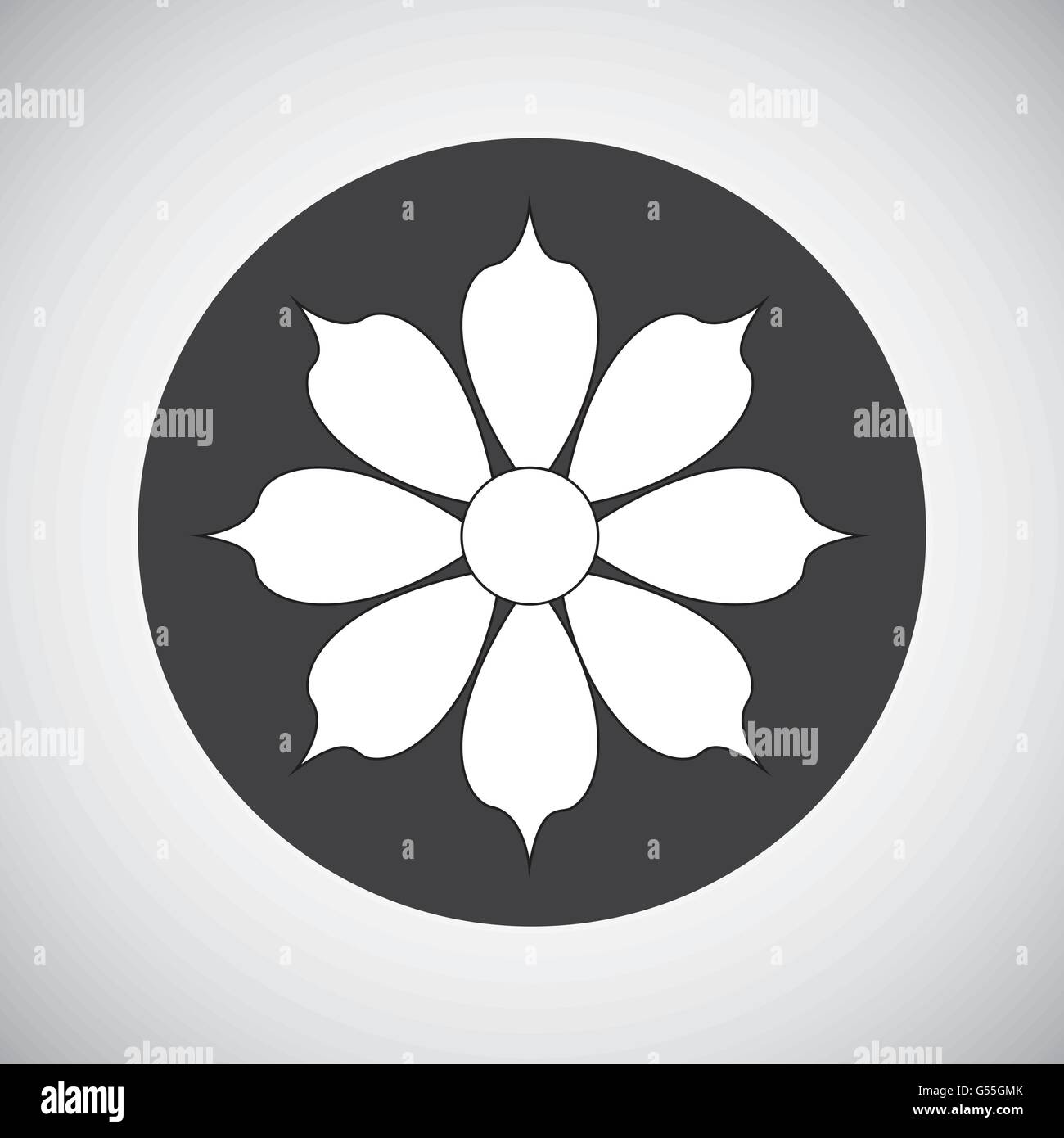 Flower vector. Garden icon. Colorfull illustration, floral design Stock ...