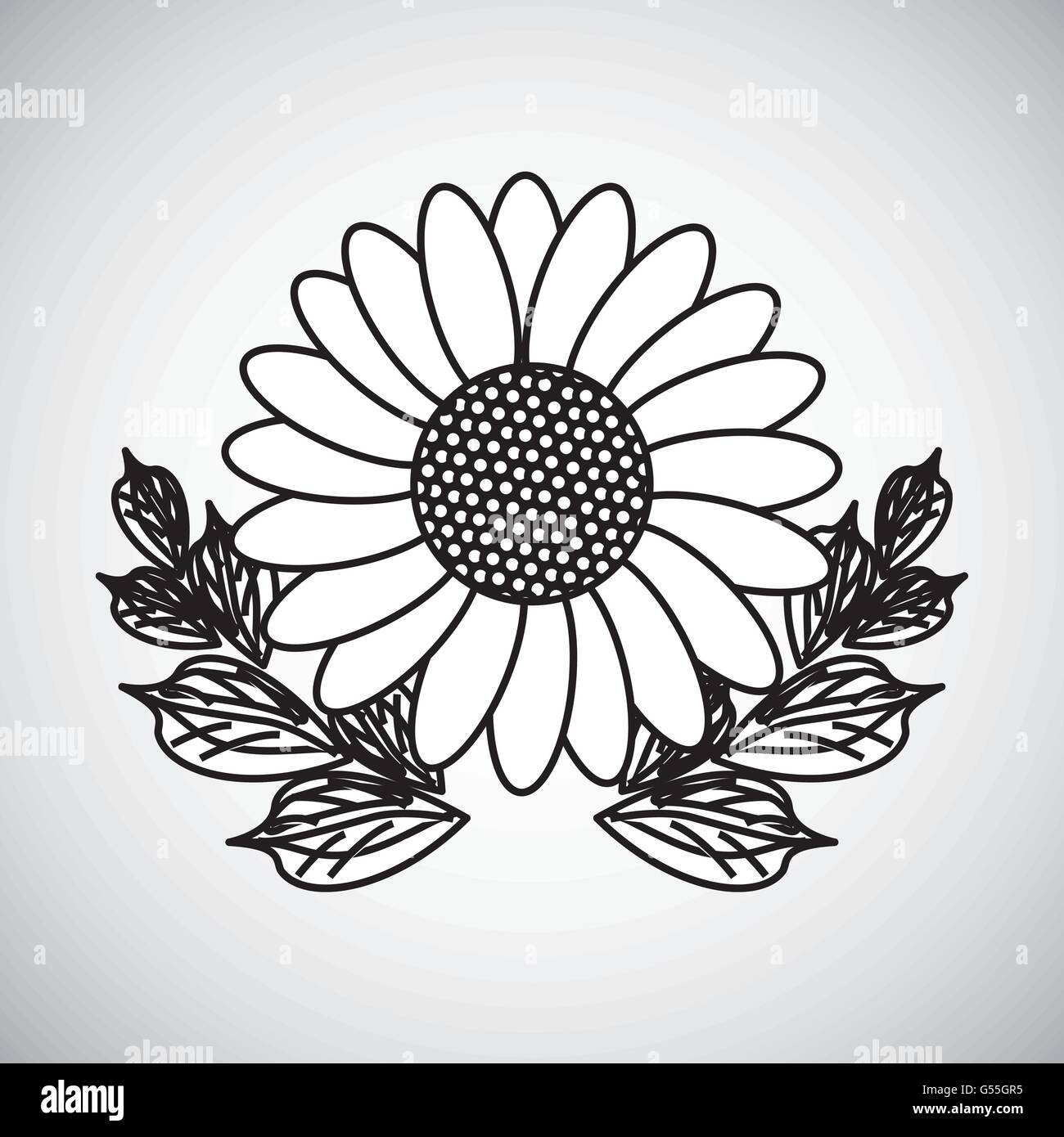 Flower vector. Garden icon. Colorfull illustration, floral design Stock ...