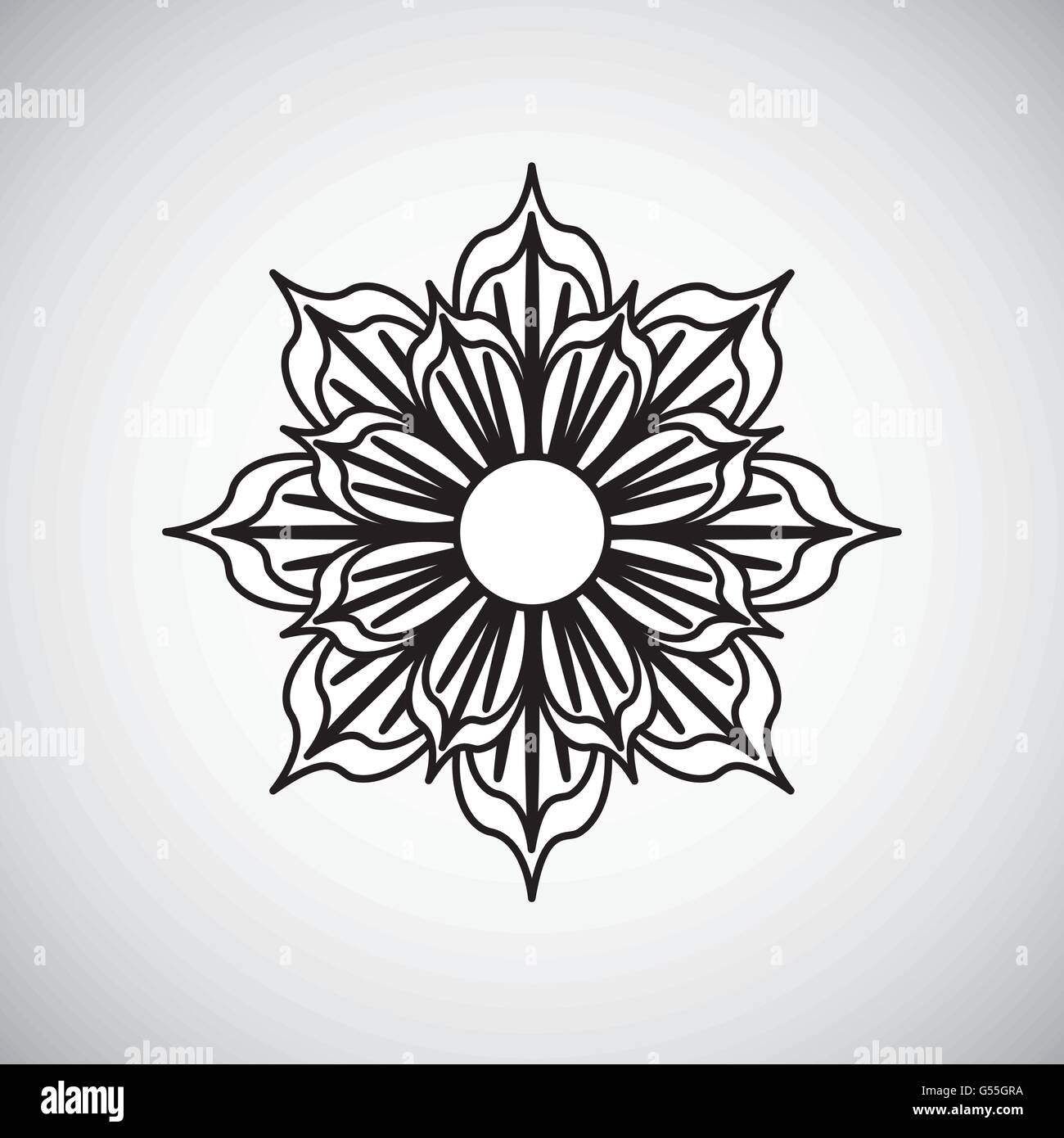 Flower vector. Garden icon. Colorfull illustration, floral design Stock ...