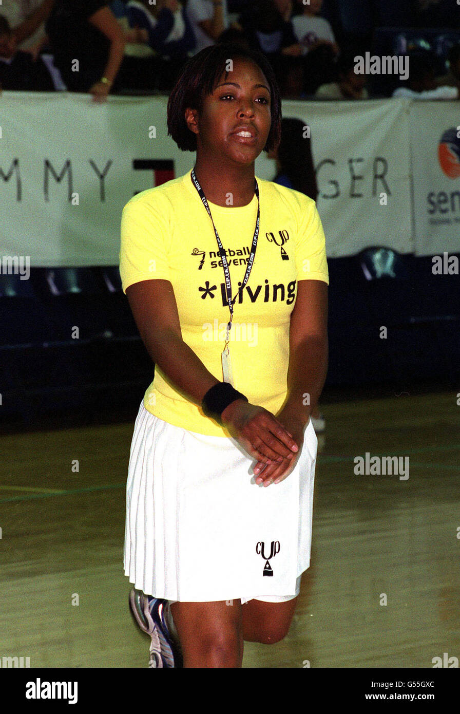 Children's TV presenter Angellica Bell at the 'Netball Sevens ...