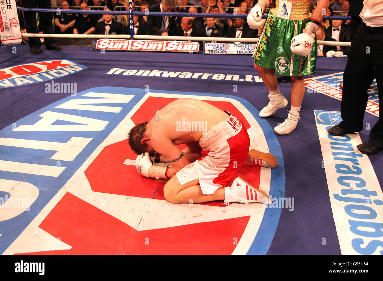 Boxing - Paul Appleby v Stephen Ormond - Braehead Arena Stock Photo - Alamy