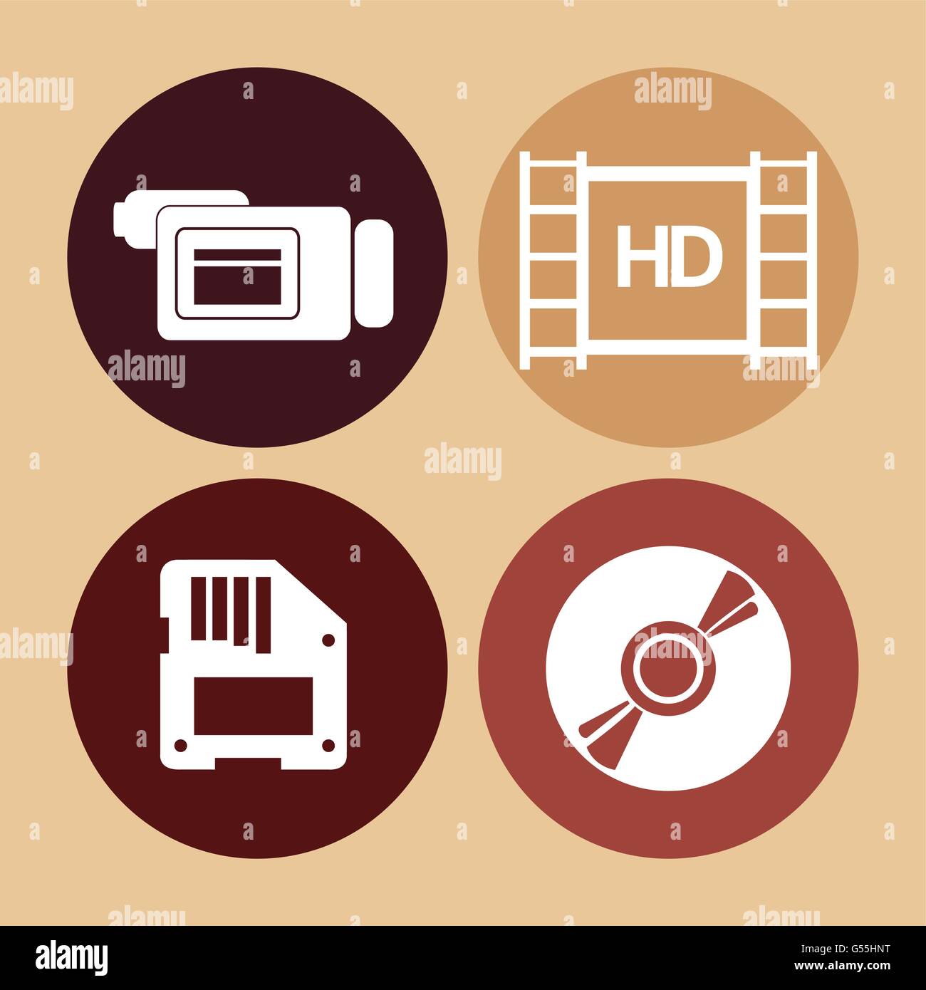 Cinema Icons vector design Stock Vector Image & Art - Alamy