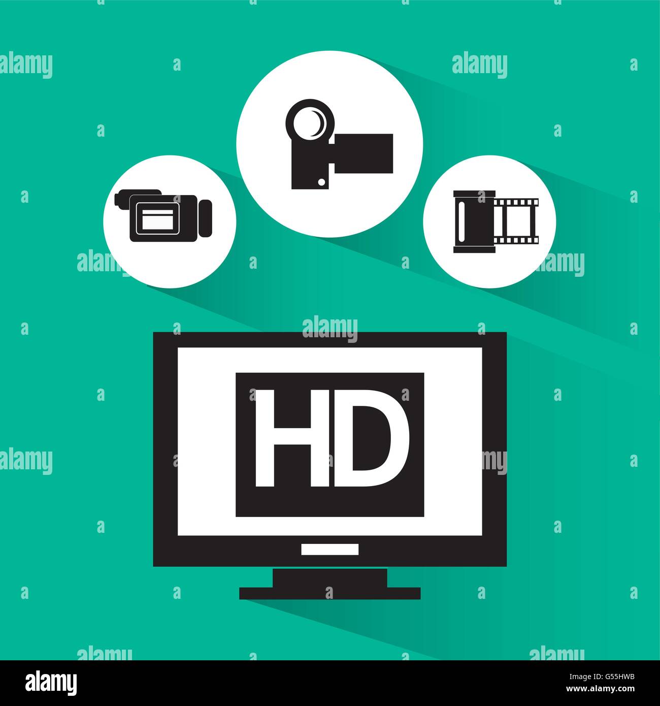 Video design illustration Stock Vector Image & Art - Alamy