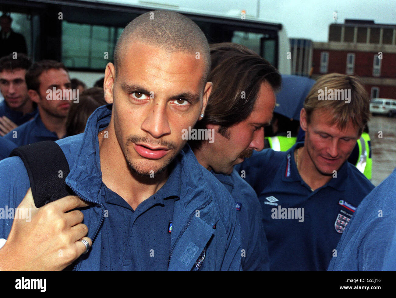 England team leave for Finland Stock Photo - Alamy