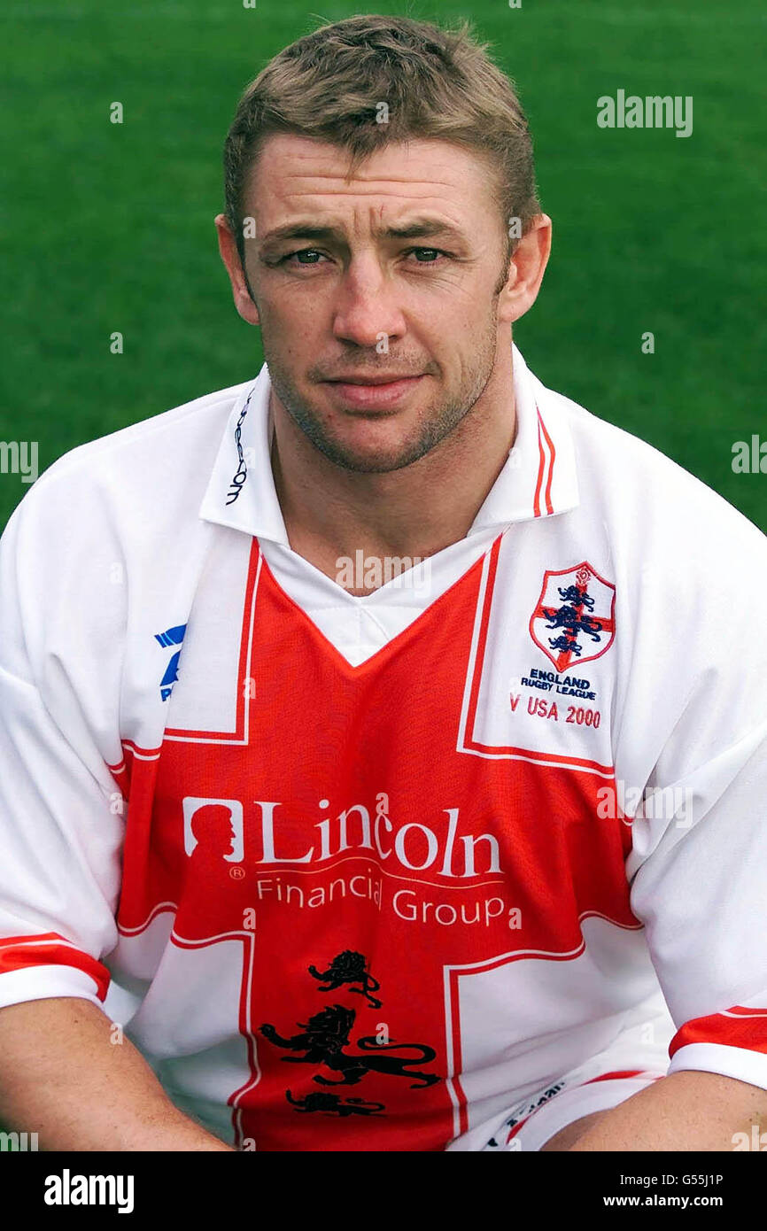 England rugby league international mike forshaw hi-res stock ...