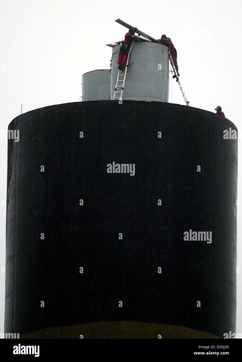 Greenpeace protest incinerator hi-res stock photography and images - Alamy