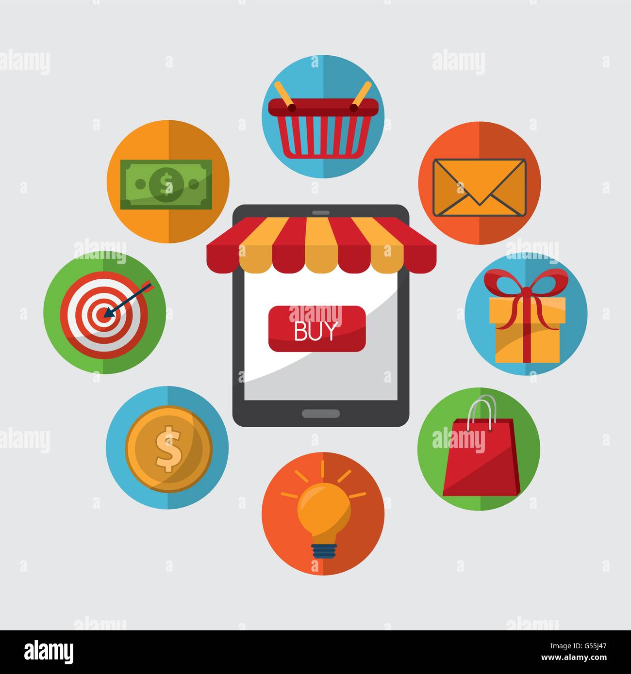 Shopping sale design Stock Vector Image & Art - Alamy