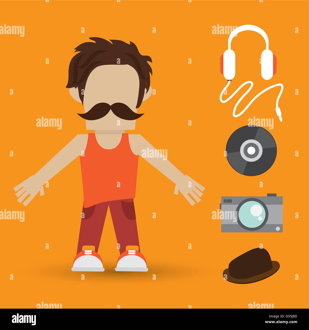 Hypster Stock Vector Images - Alamy