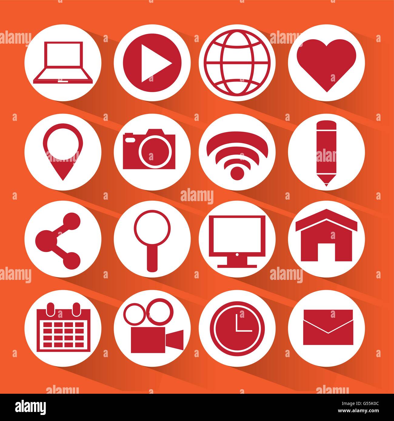 Social Media design Stock Vector Image & Art - Alamy