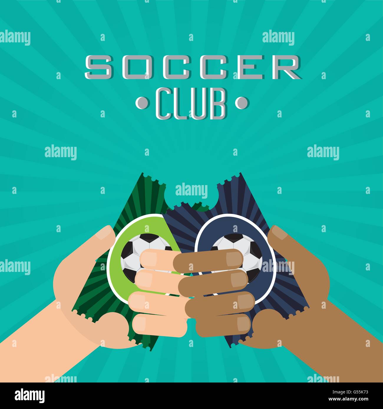 Soccer club design Stock Vector Image & Art - Alamy