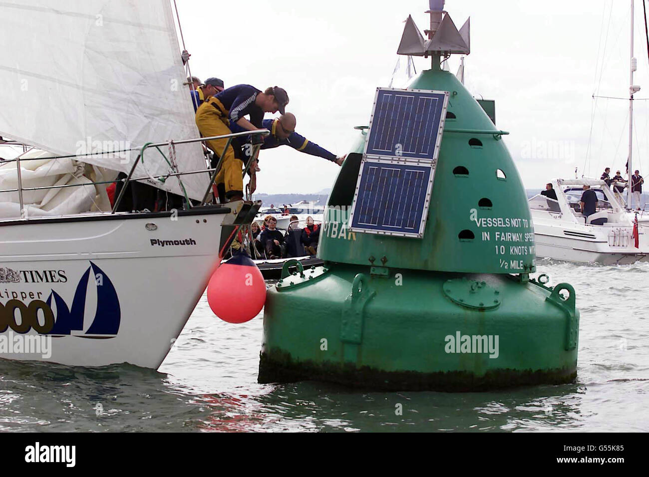 Round the world yacht race Stock Photo - Alamy