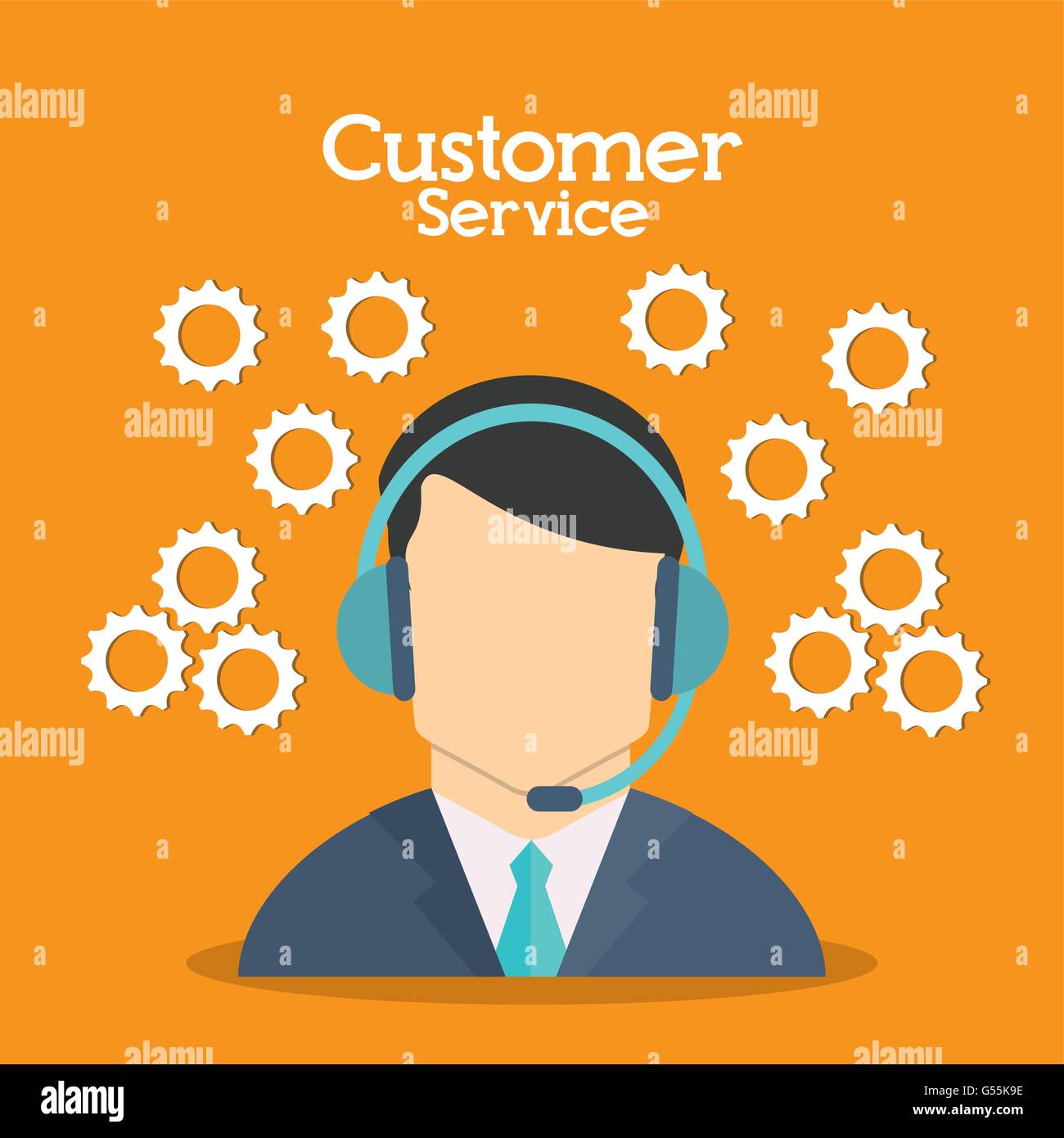 Customer service design Stock Vector Image & Art - Alamy