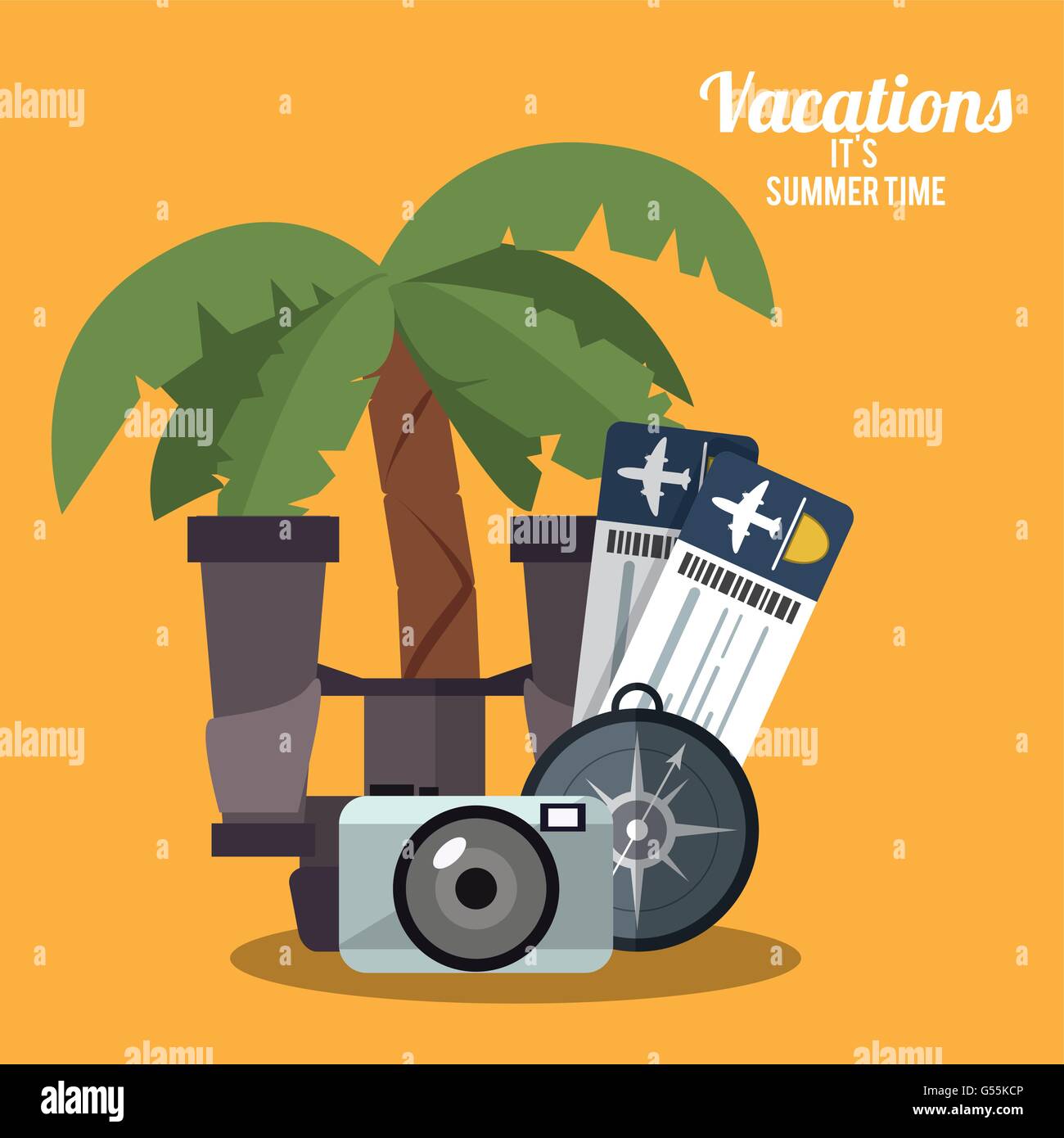 Summer vacations design Stock Vector Image & Art - Alamy