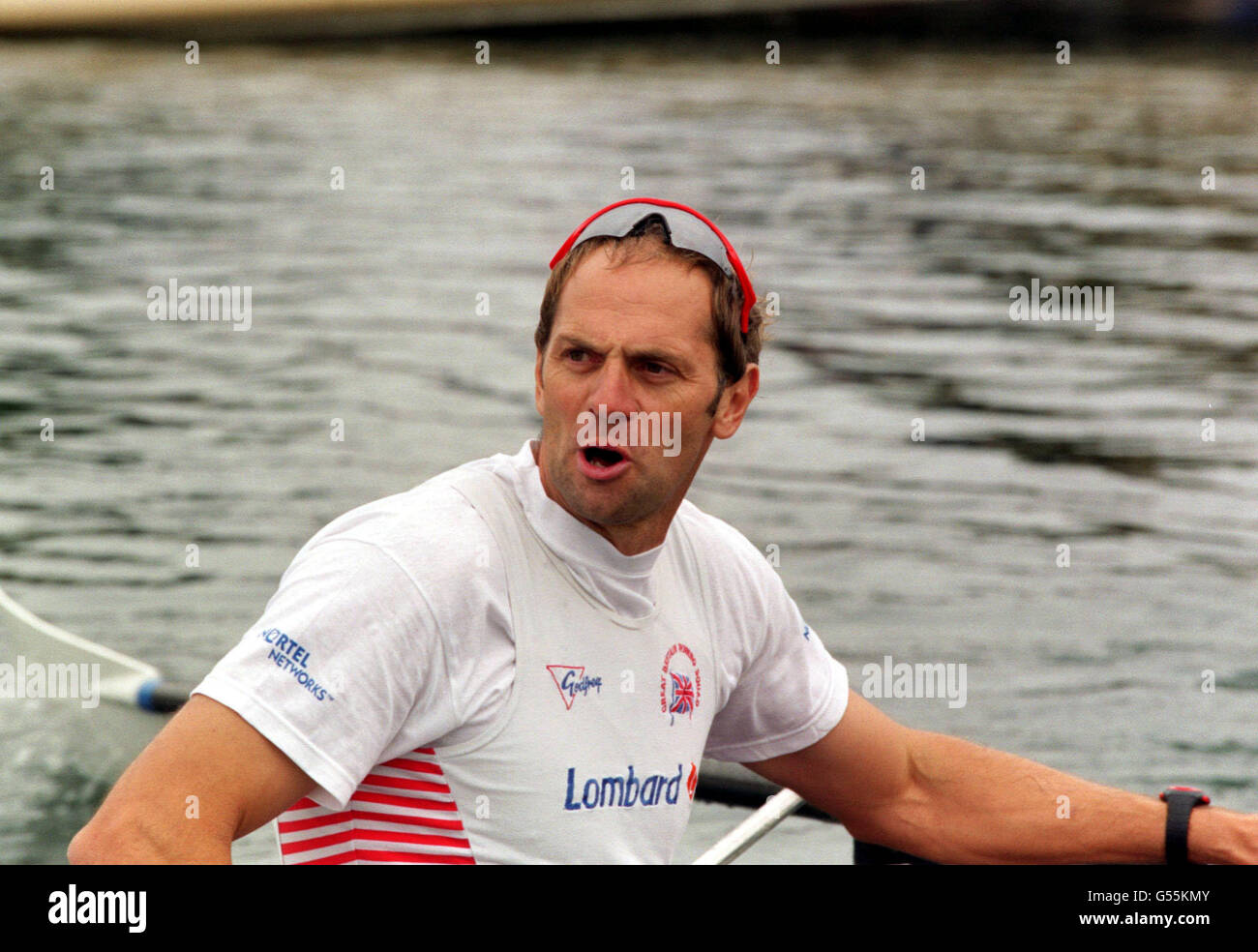 Olympic gold medal rower Steve Redgrave at the Supersprint Rowing Grand ...