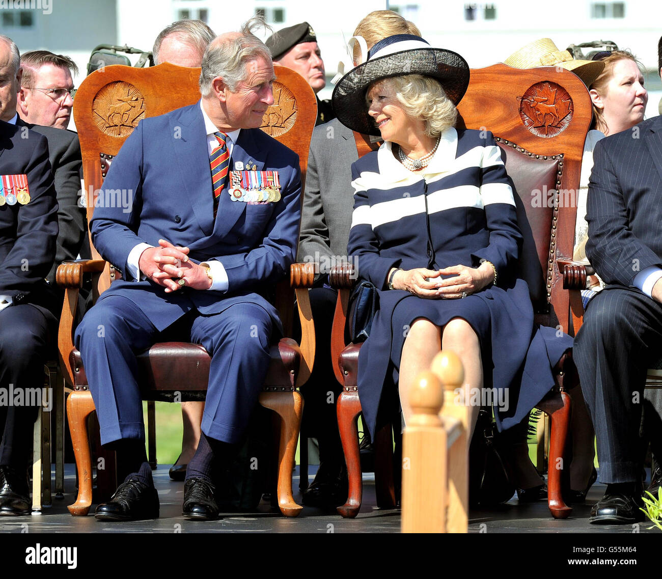Canadian army smile hi-res stock photography and images - Alamy