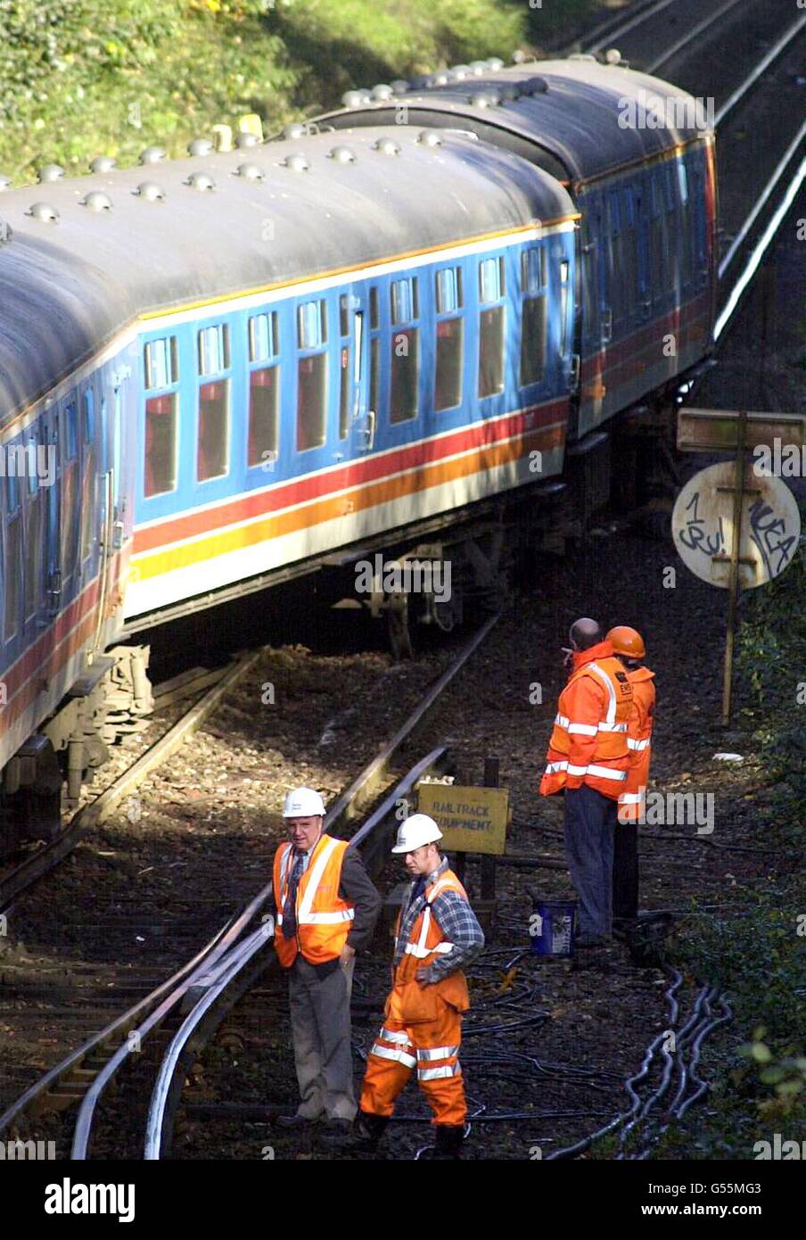 Train Crash In Water