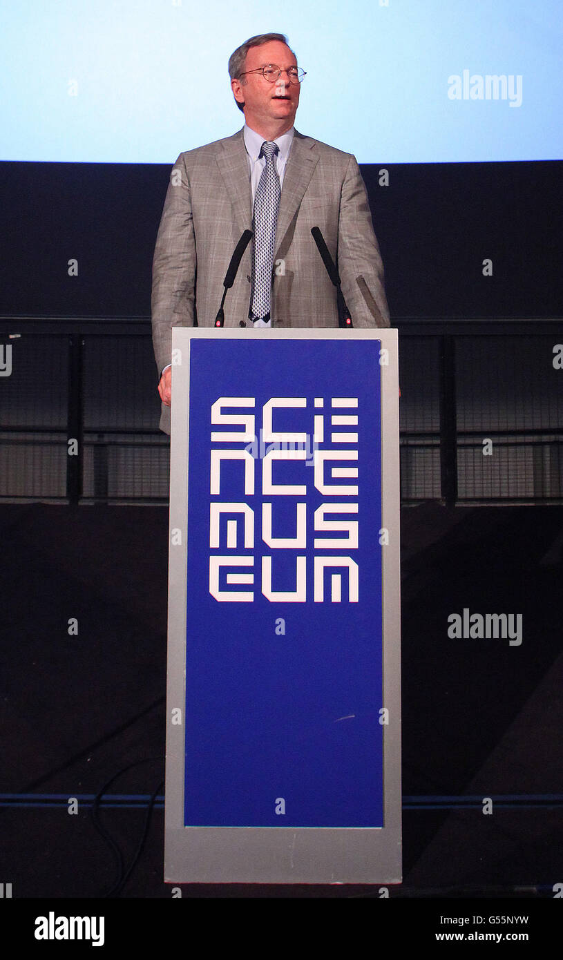 Eric Schmidt talk Stock Photo - Alamy