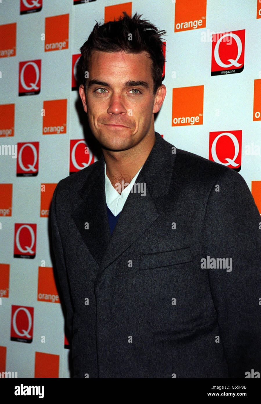 Singer Robbie Williams at the Park Lane Hotel, central London, for the ...