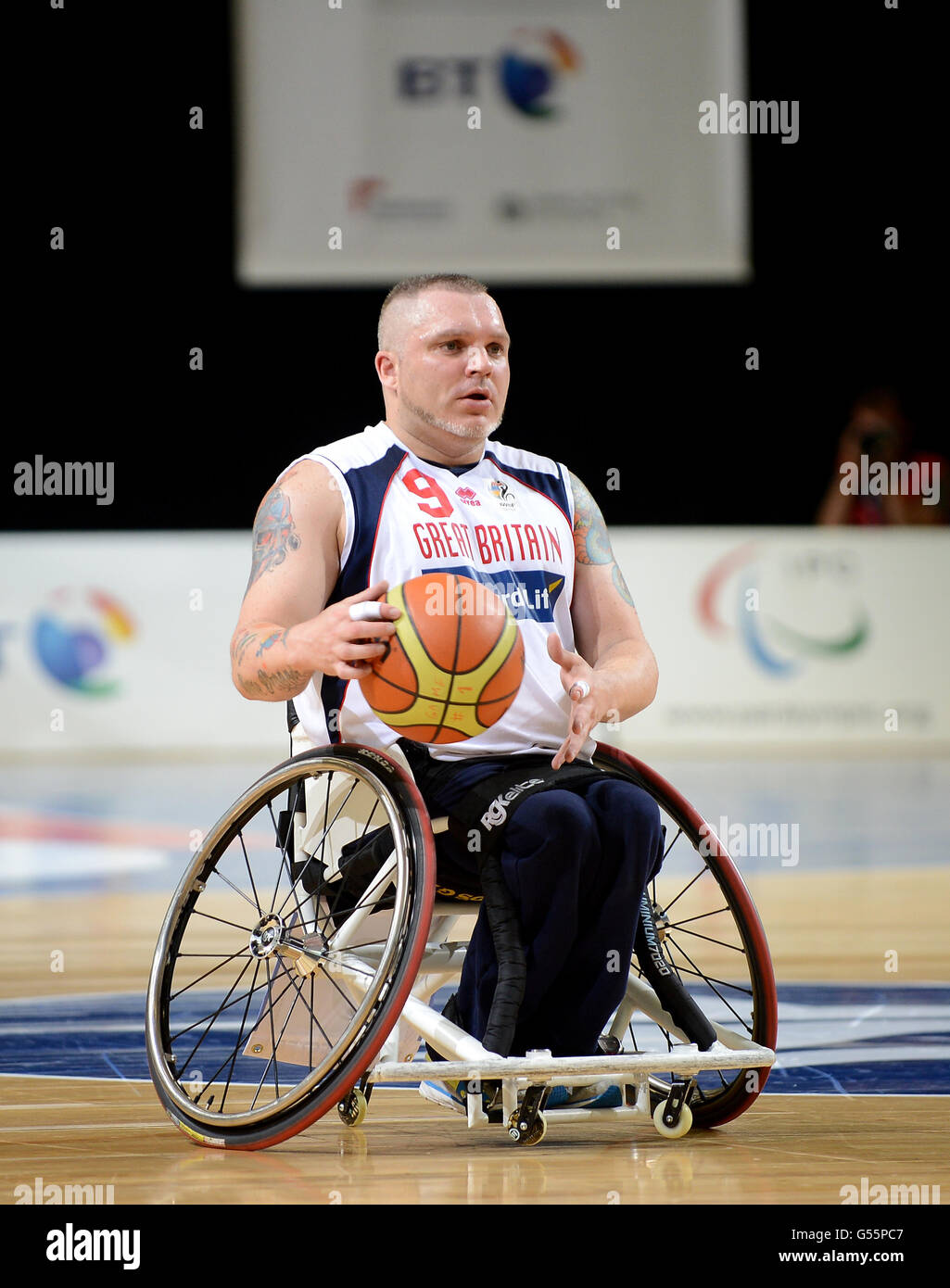 Great Britain's Jonathan Pollock during day two of the BT Paralympic ...