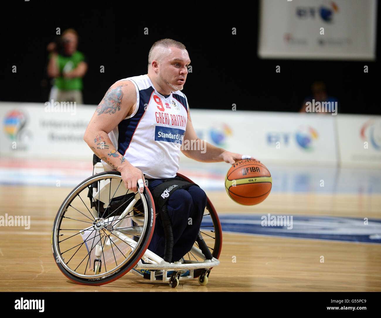 Great Britain's Jonathan Pollock during day two of the BT Paralympic ...