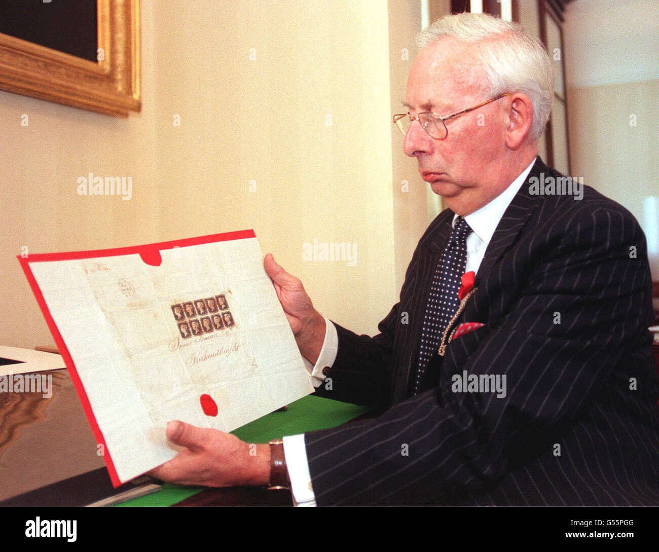Charles Goodwyn, Keeper of the Royal Philatelic Collection at St James ...