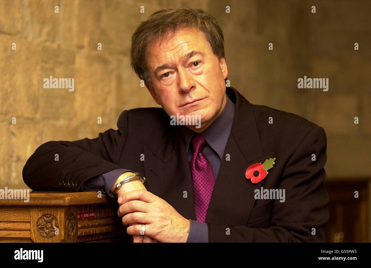 Tony Banks MP, photographed in the House of Commons. Mr Banks was ...