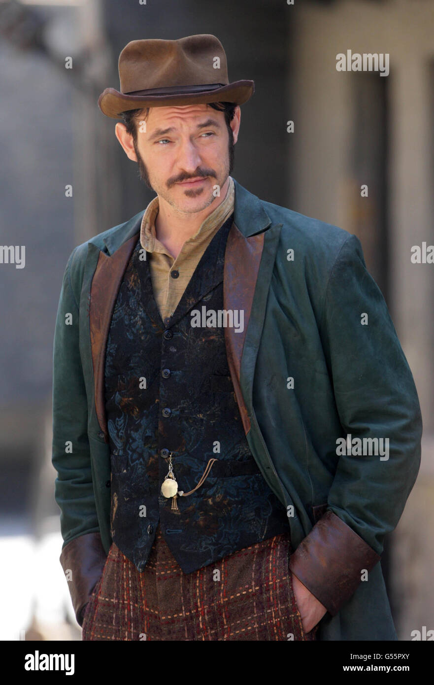 Ripper Street filming Stock Photo - Alamy