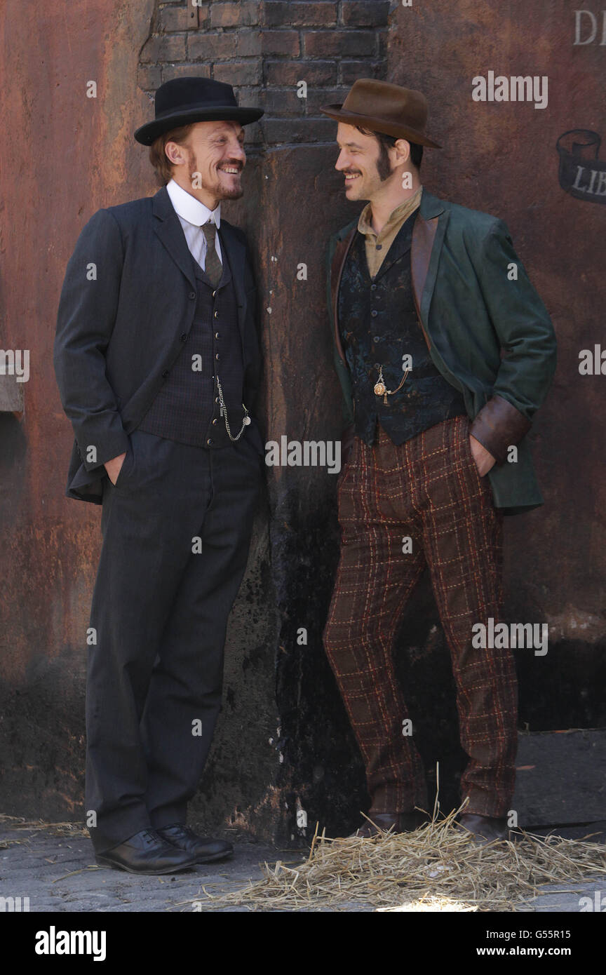 Ripper Street filming Stock Photo - Alamy