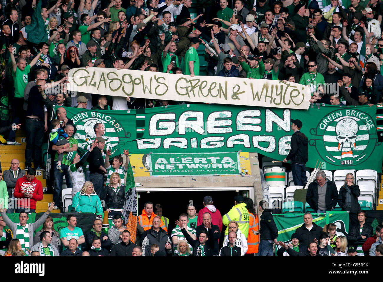 Celtic rangers banner hi-res stock photography and images - Alamy