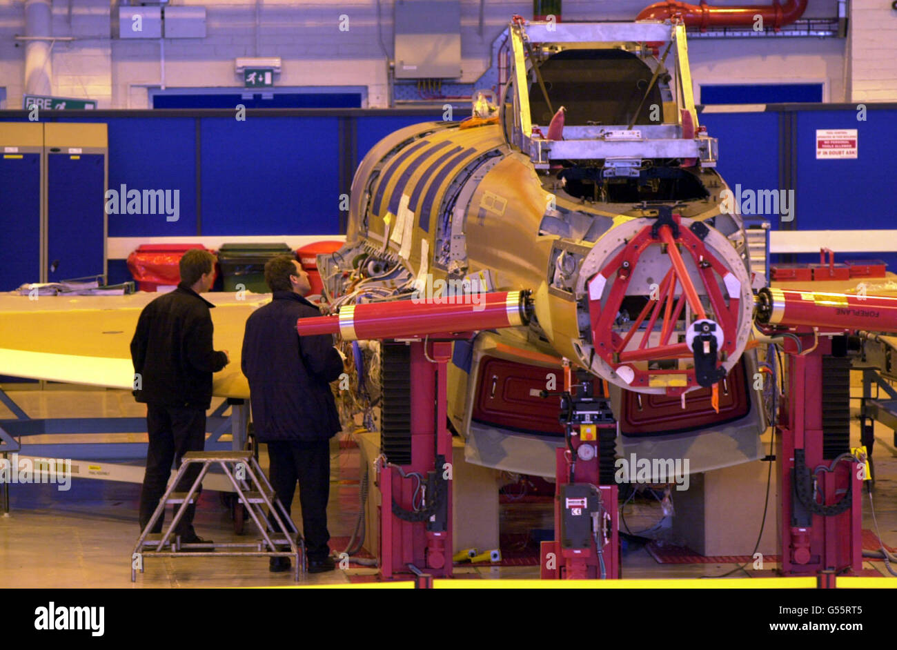 The first production Eurofighter (Typhoon) which was unveiled for the ...