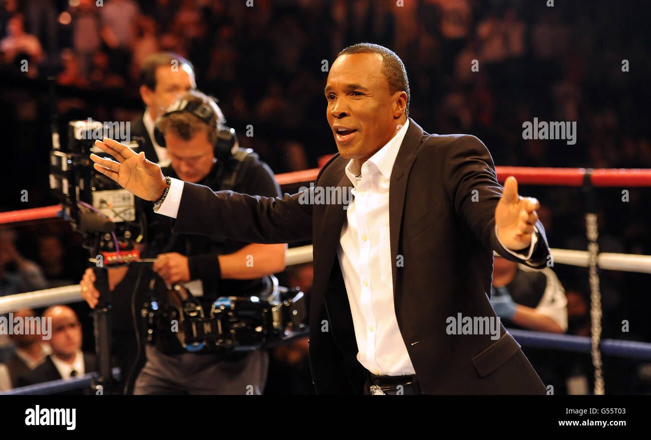 Boxing - Capital FM Arena. Sugar Ray Leonard at the Capital FM Arena ...