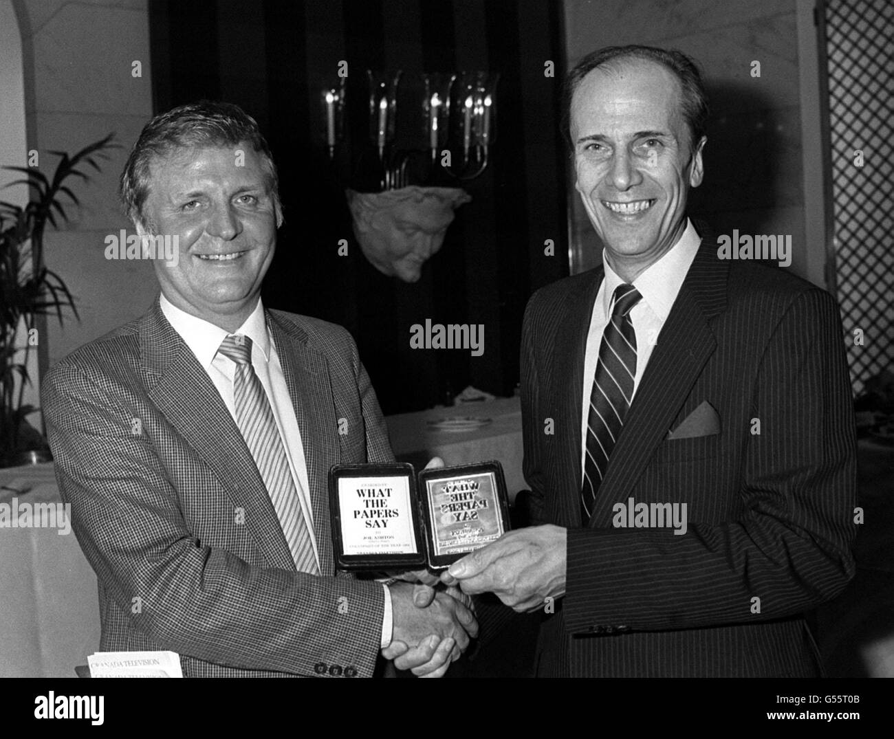 Columnist of the Year Joe Ashton Stock Photo - Alamy