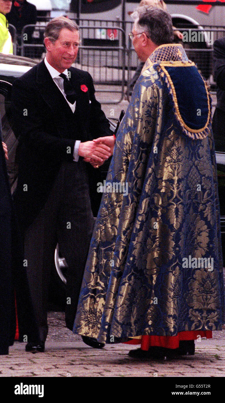 Runcie Memorial Prince Charles Stock Photo - Alamy