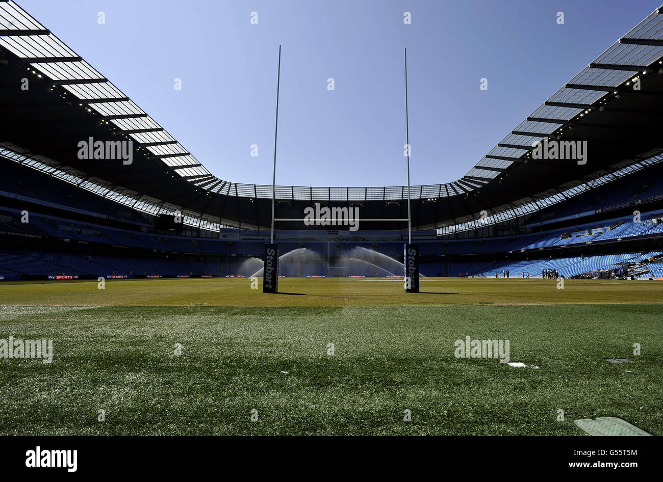 Magic weekend match etihad stadium hi-res stock photography and images ...