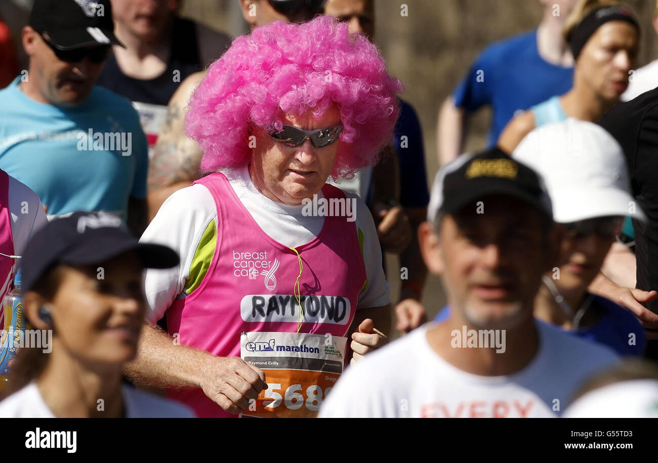 Athletics - Edinburgh Marathon. A run in fancy dress runner takes part ...