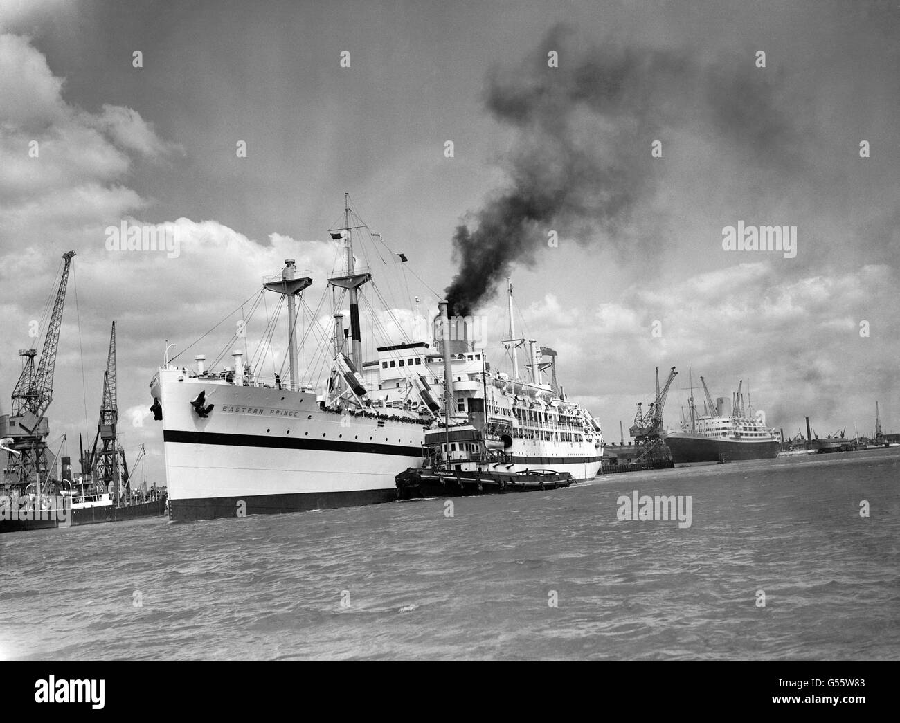 Transport - Eastern Prince - Southampton Stock Photo - Alamy