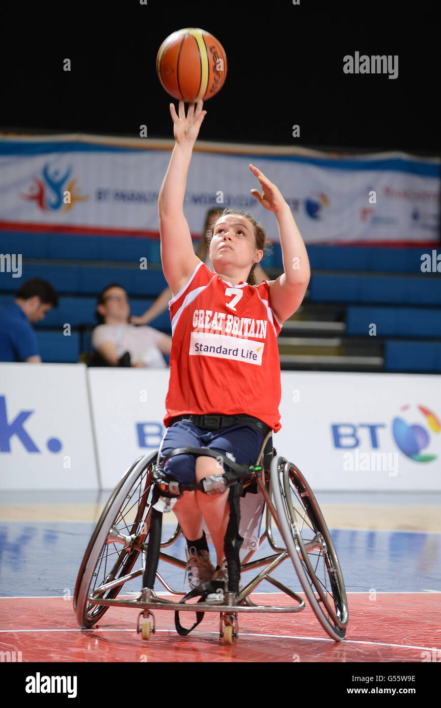 Great Britain's Helen Freeman in action during the practice session ...