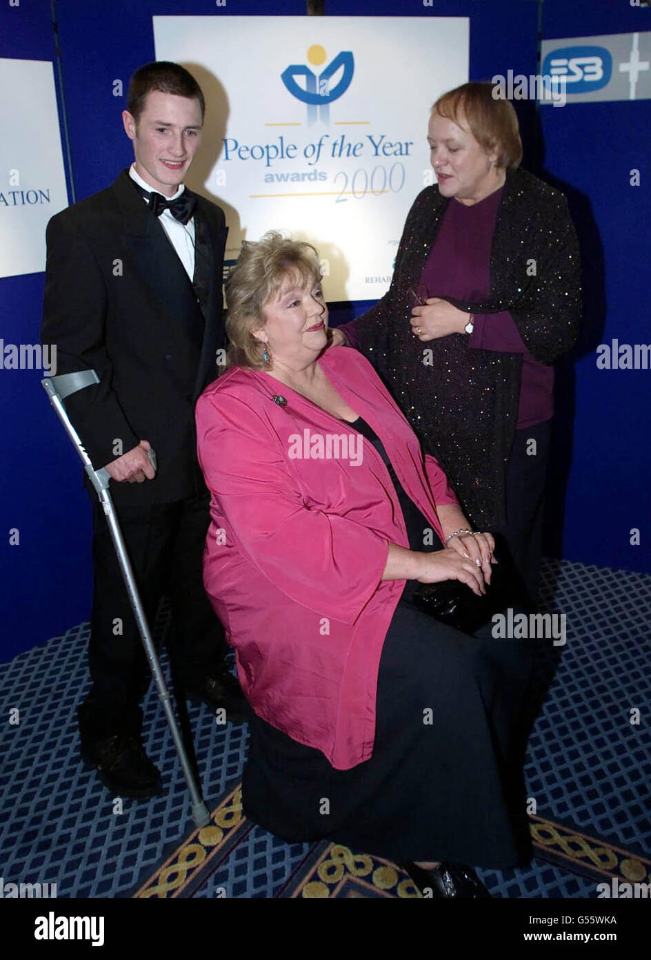 Who was honoured as irelands international person of the year hi-res ...