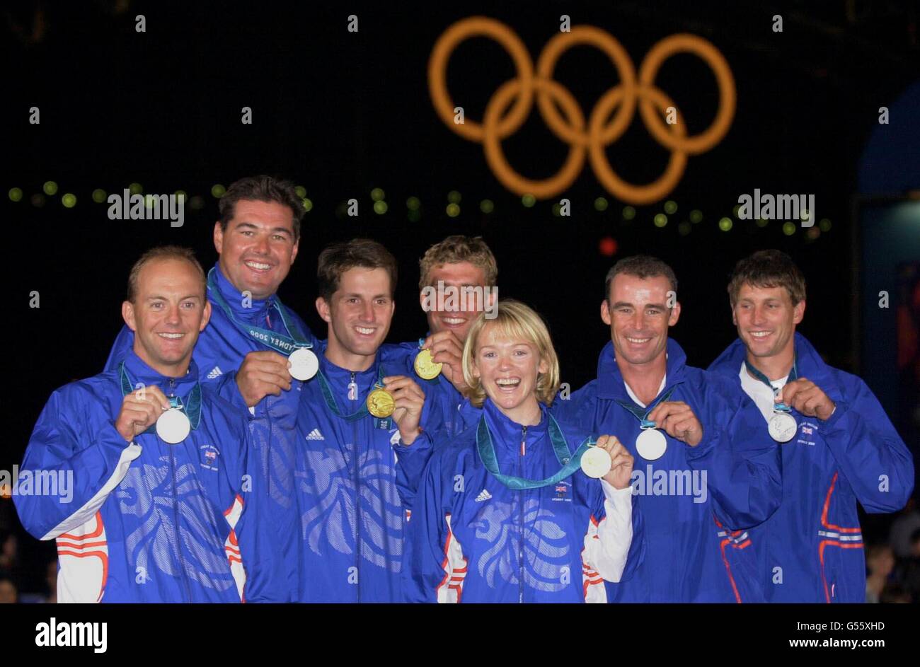 Olympics GB Sailing Gold Medals Stock Photo - Alamy