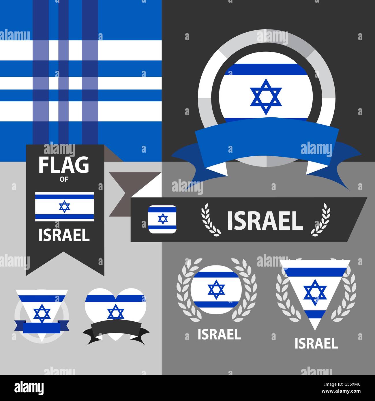 Jerusalem flag hi-res stock photography and images - Alamy