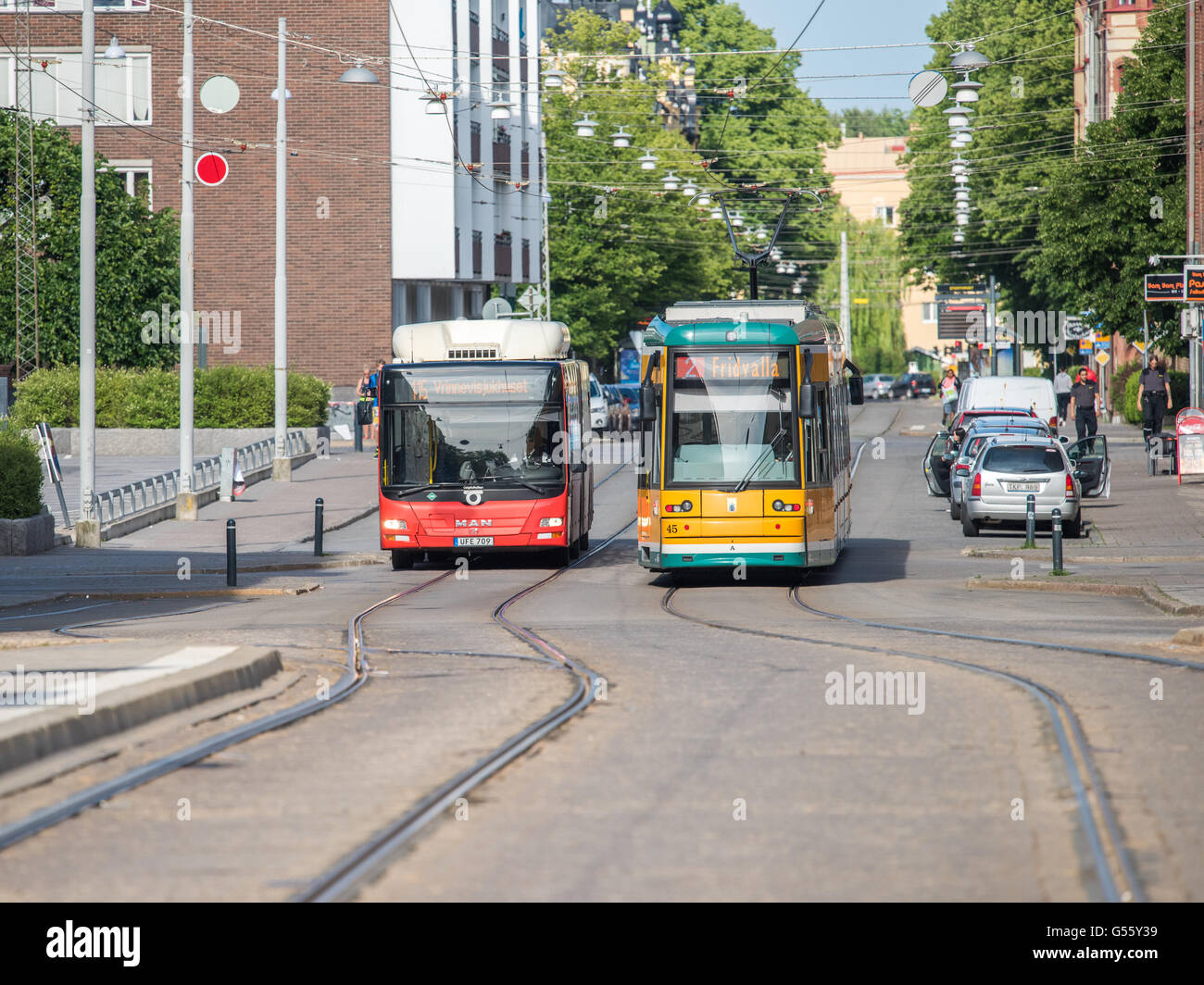 Yellow Trolley Bus High Resolution Stock Photography and Images - Alamy