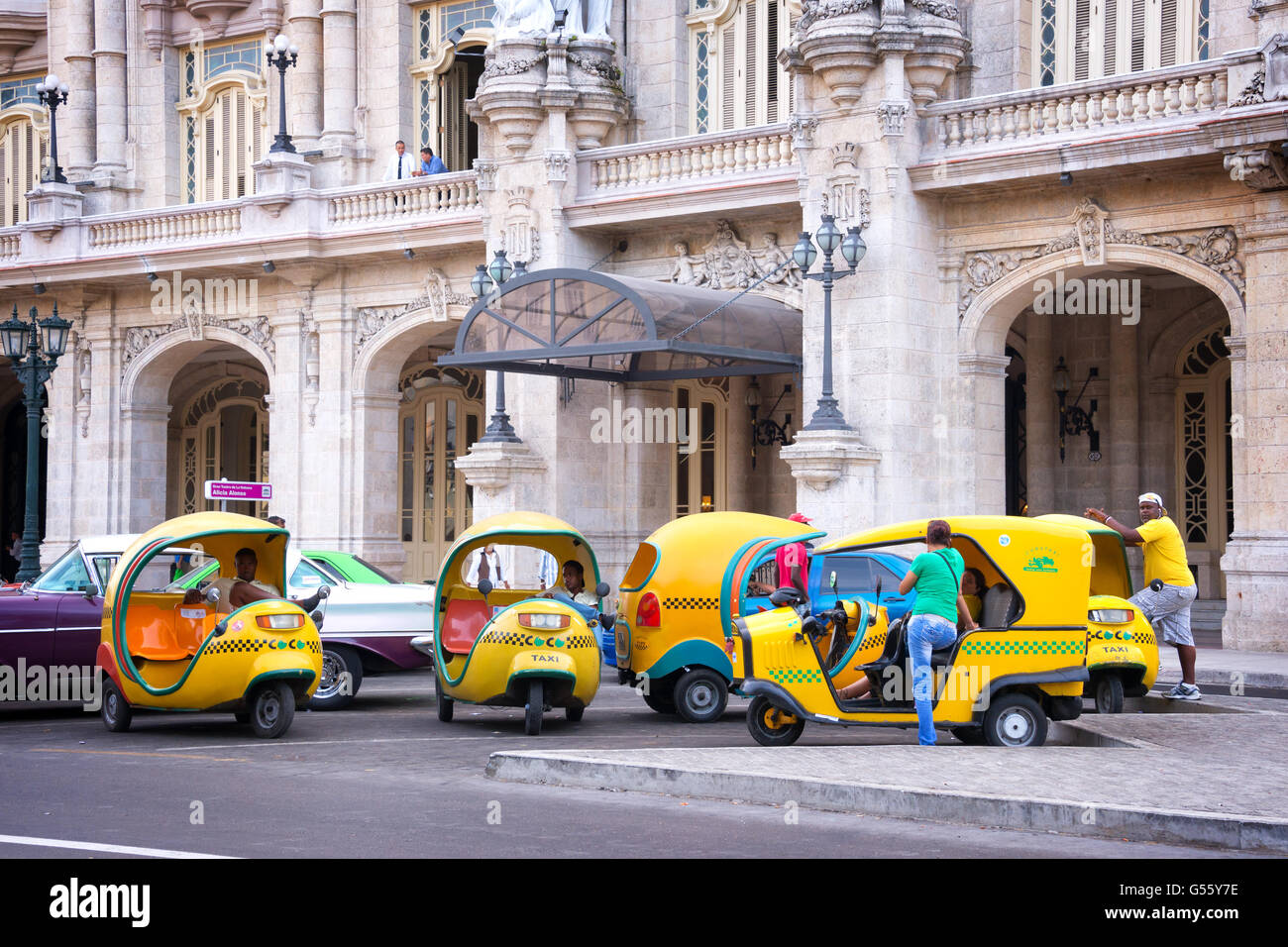 Coco taxis in cuba hi-res stock photography and images - Alamy