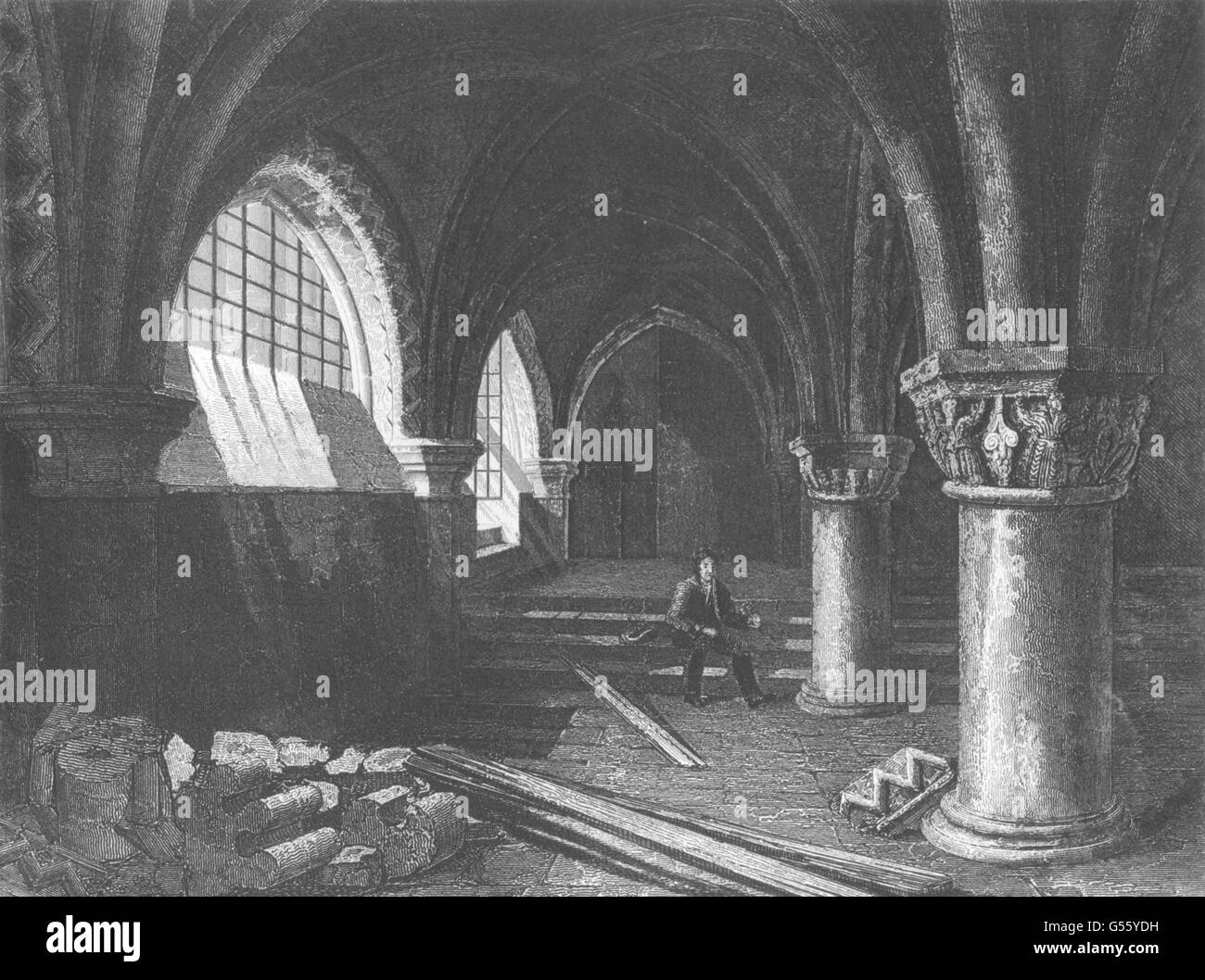 York cathedral the crypt hi-res stock photography and images - Alamy