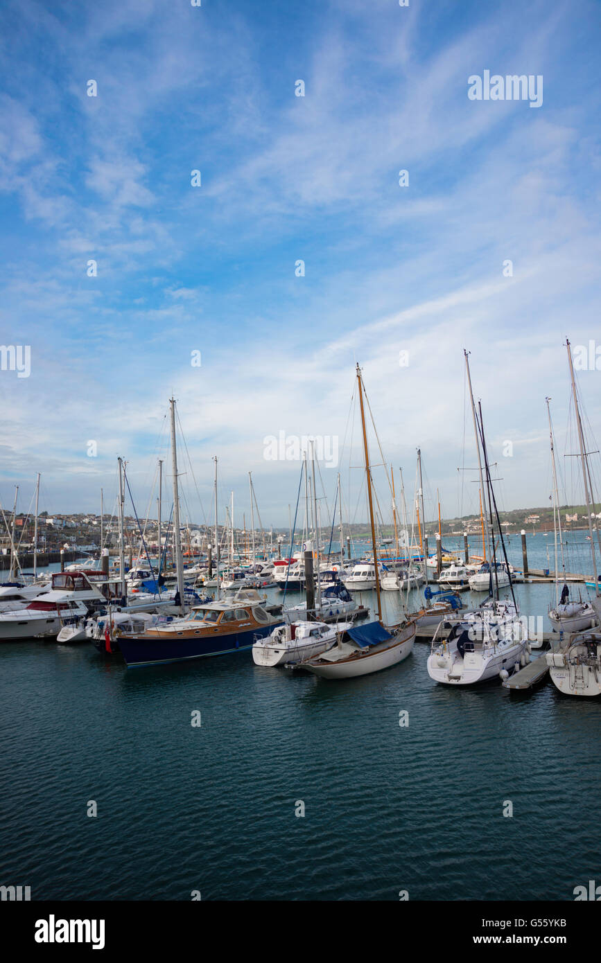 Falmouth harbour marina hi-res stock photography and images - Alamy