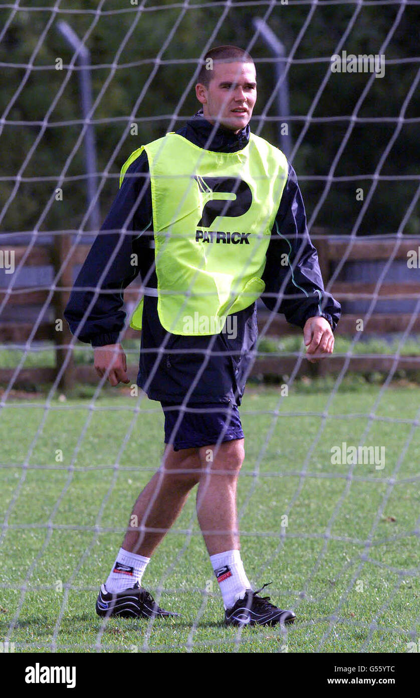 N. Ireland Training David Healey Stock Photo - Alamy