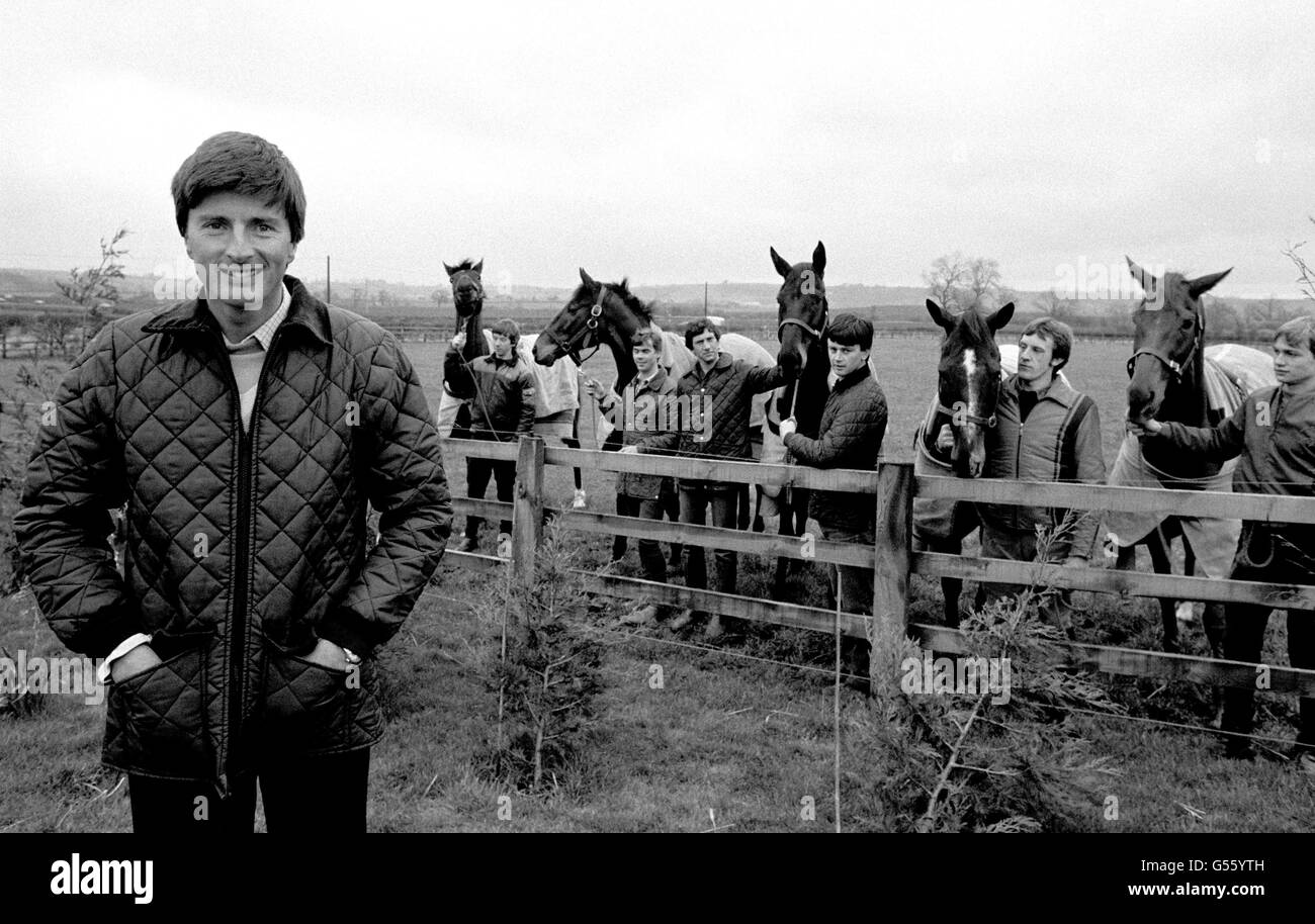 Silver buck with stable lad kevin whyte hi-res stock photography and ...