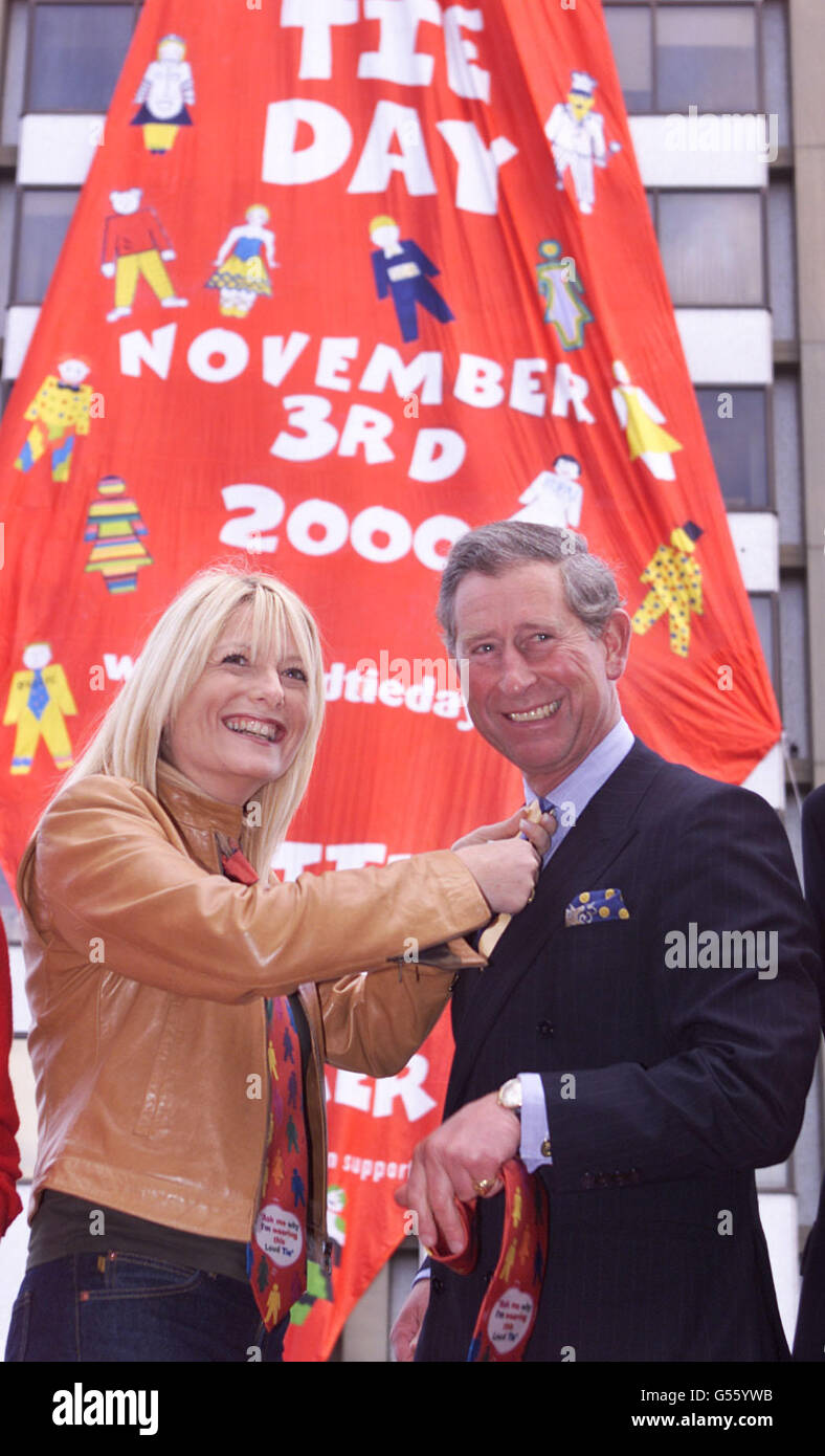 Prince Charles Loud Tie Stock Photo - Alamy