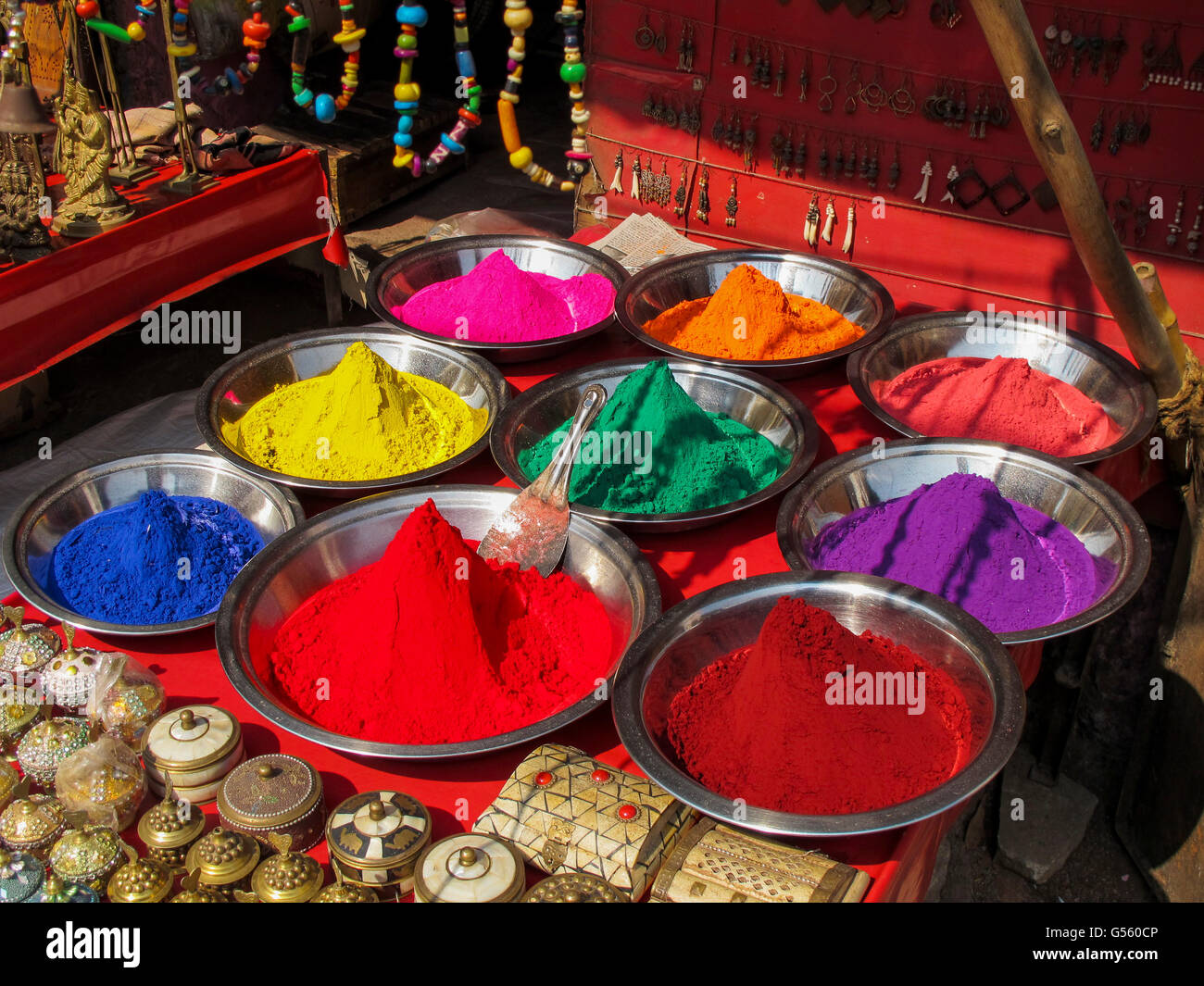 Color powder in India Stock Photo - Alamy